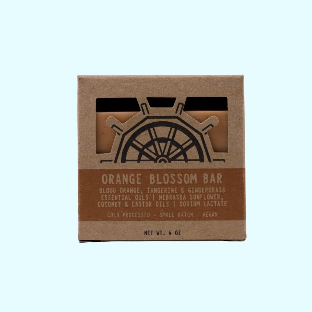 Benson Soap Mill Orange Blossom Bar Soap - Made in Omaha