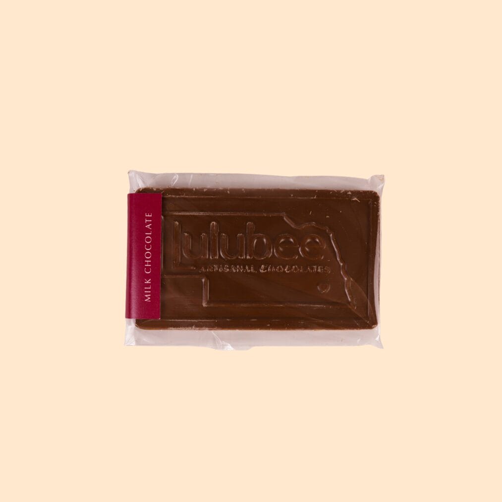 Lulubee Artisanal Chocolates Mini Milk Chocolate Bar - Made in Omaha